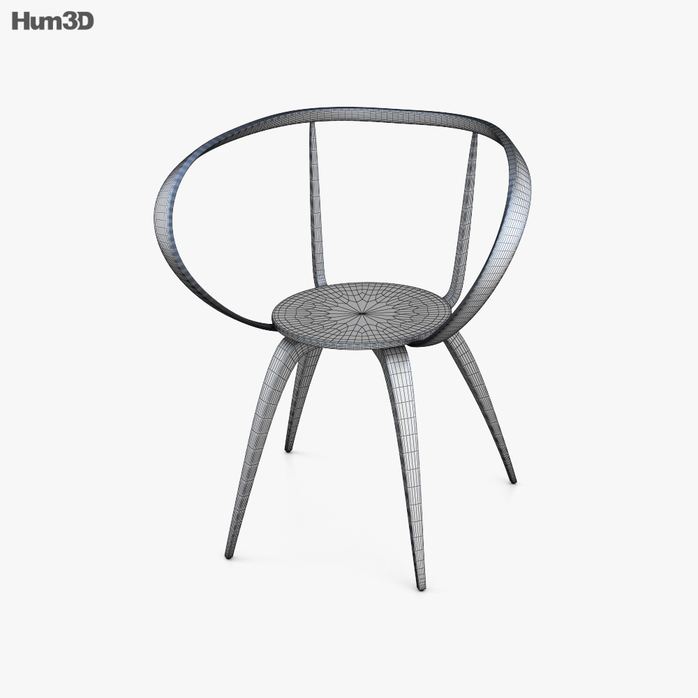 Vitra Pretzel Chair 3D model - Download Chair on 3DModels.org