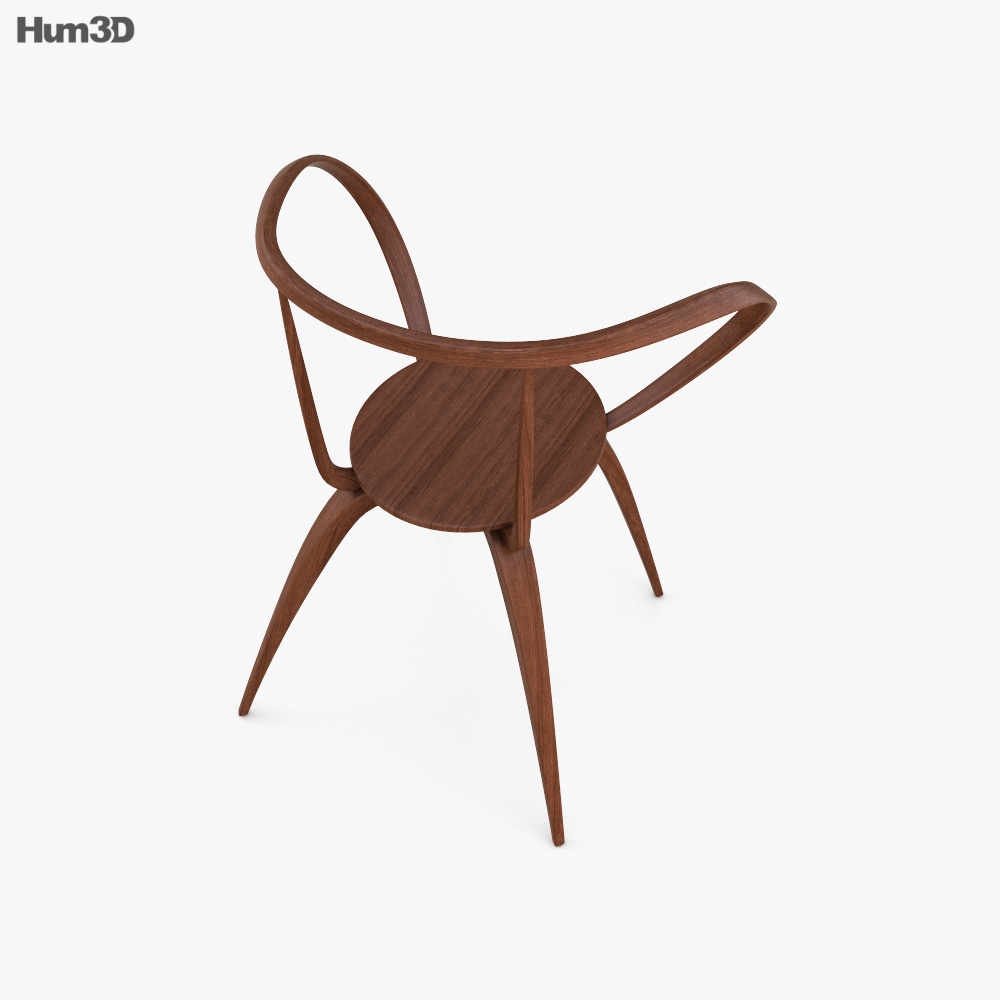 Vitra Pretzel Chair 3D model - Download Chair on 3DModels.org