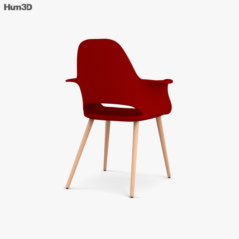 Vitra Organic Conference Chair 3D model - Download Chair on 3DModels.org