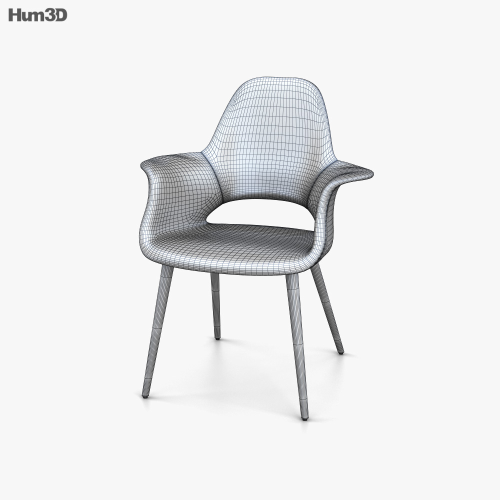 Vitra Organic Conference Chair 3D model - Download Chair on 3DModels.org