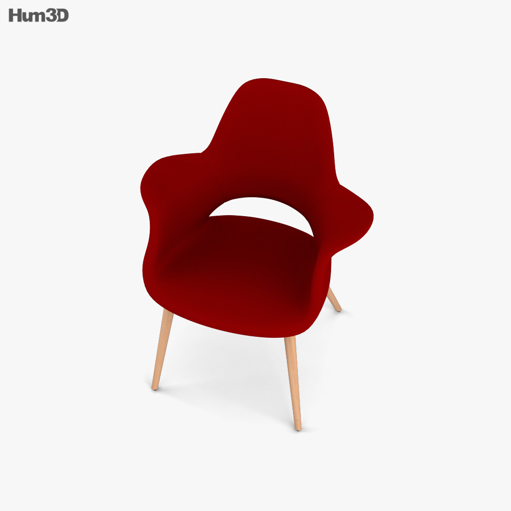 Vitra Organic Conference Chair 3D model - Download Chair on 3DModels.org