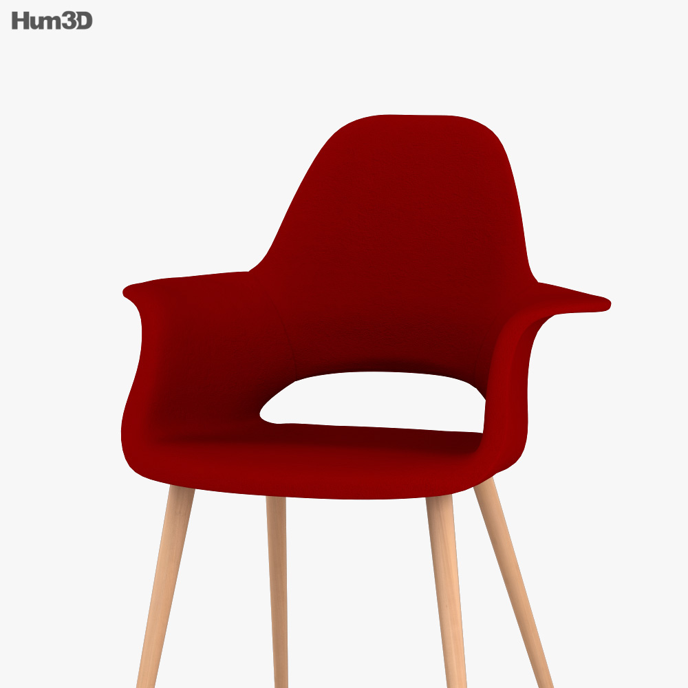 Vitra Organic Conference Chair 3D model - Download Chair on 3DModels.org