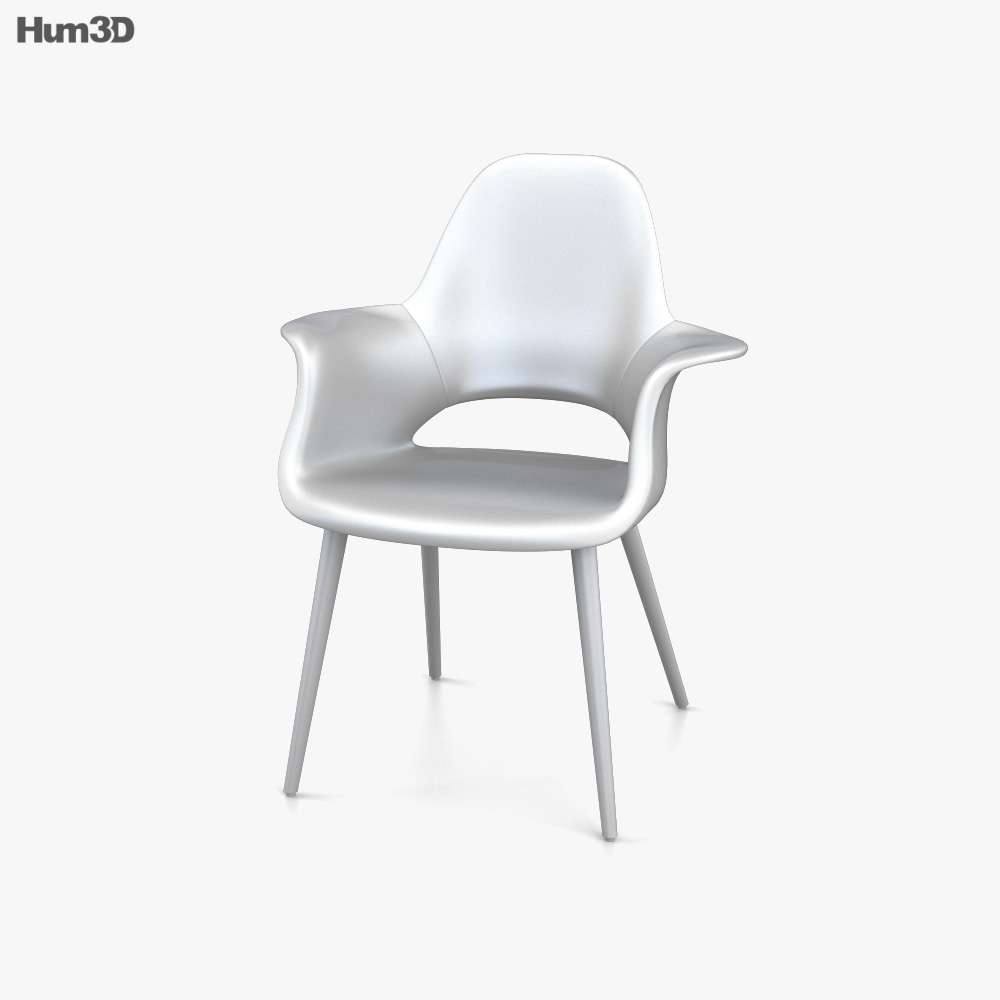 Vitra Organic Conference Chair 3D model - Download Chair on 3DModels.org