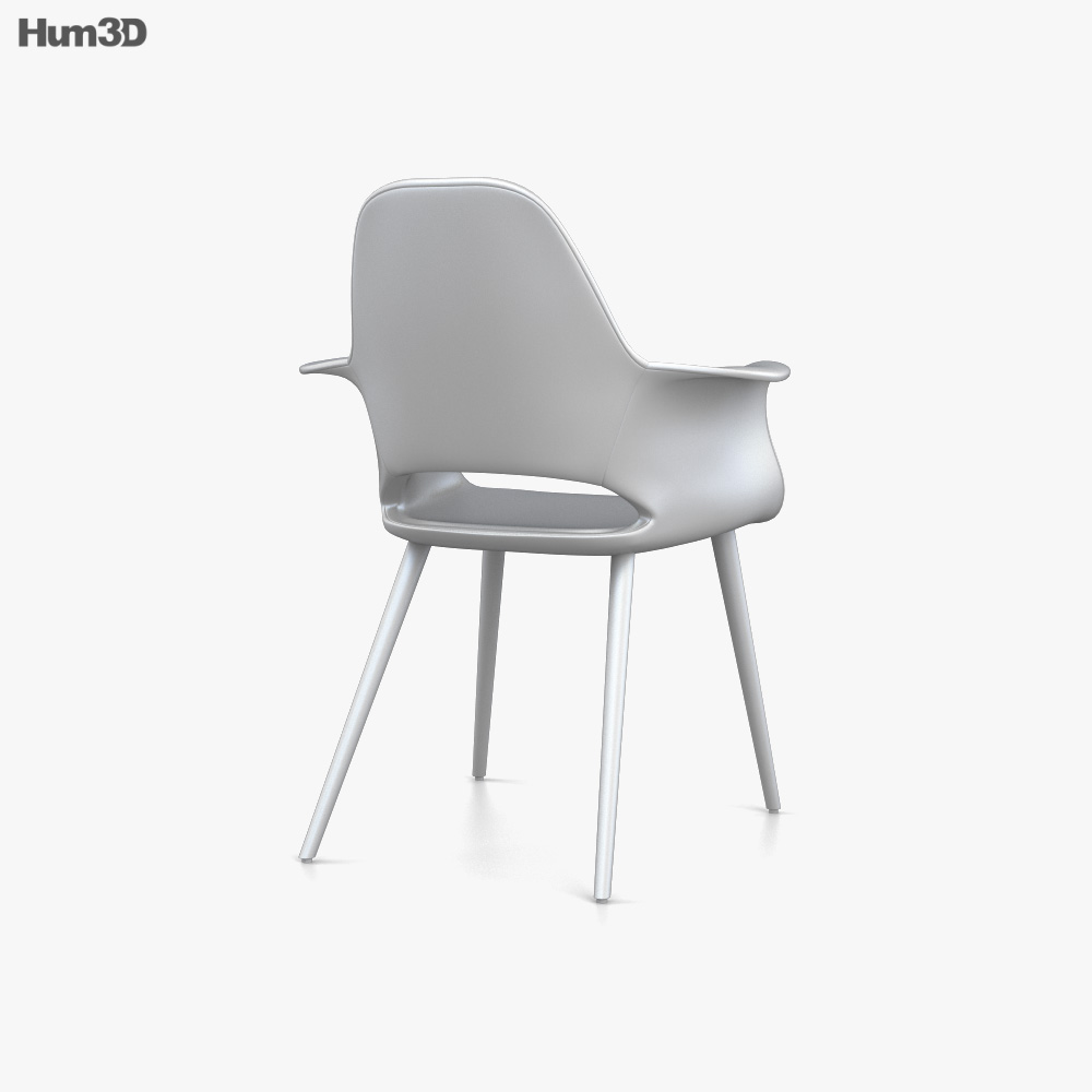 Vitra Organic Conference Chair 3D model - Download Chair on 3DModels.org