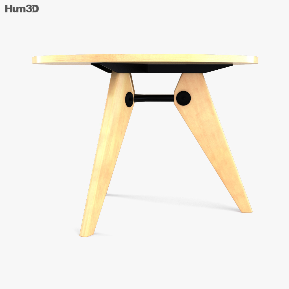 Vitra Gueridon Table 3D model - Download Table on 3DModels.org