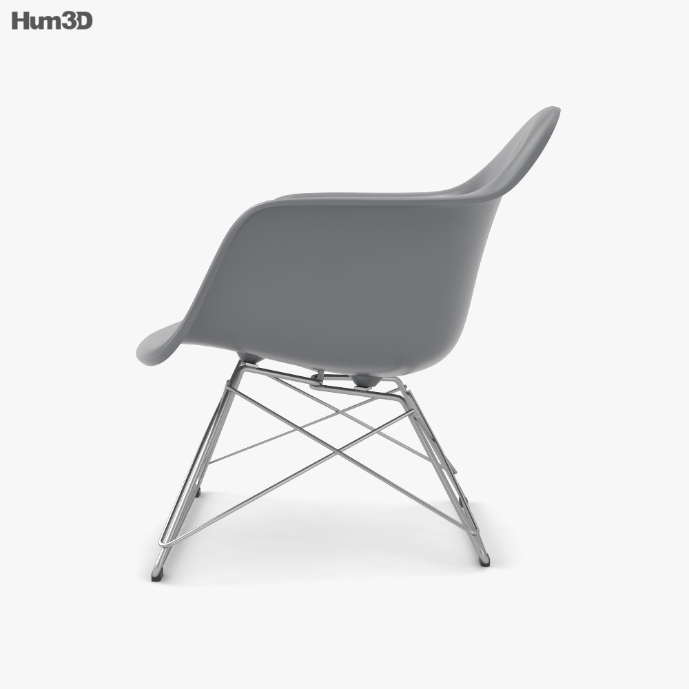Vitra Eames LAR Armchair 3D model - Download Chair on 3DModels.org