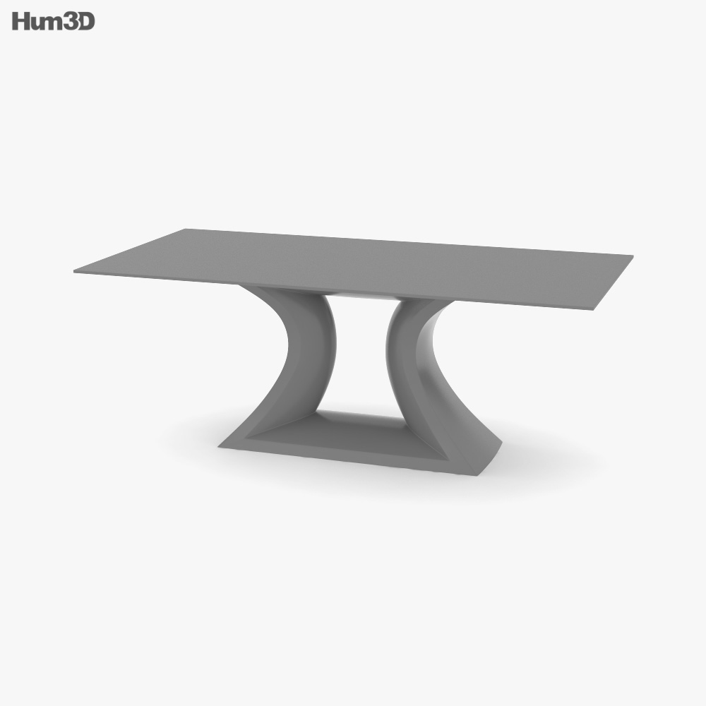 Vondom Rest Table 3D model - Download Table on 3DModels.org