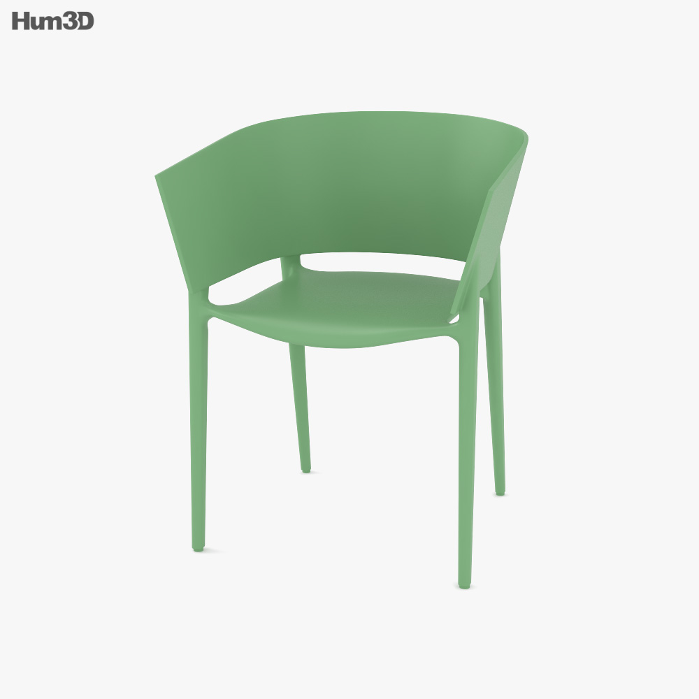 Vondom Africa Armchair 3D model - Download Chair on 3DModels.org