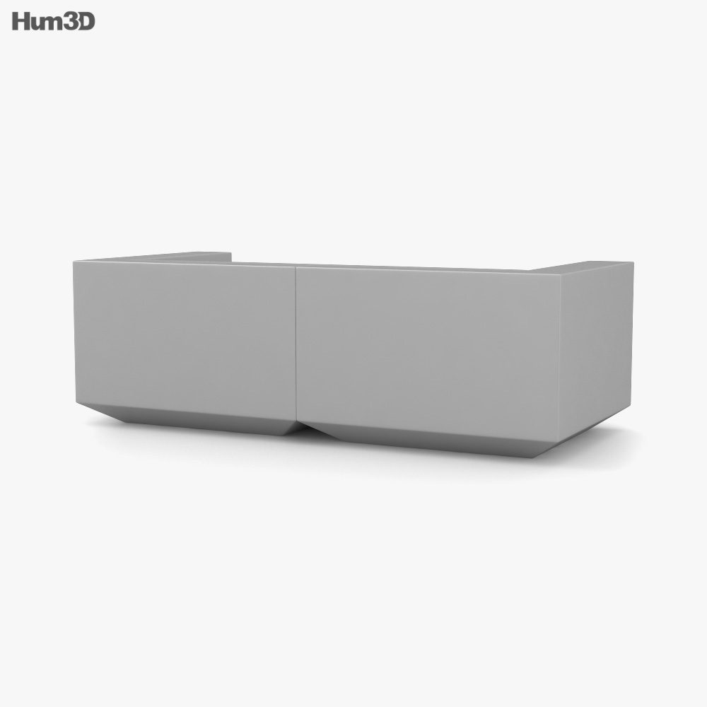 Vondom Vela Sofa 3D model - Download Sofa on 3DModels.org