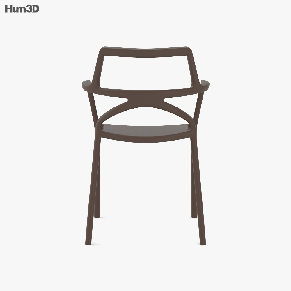 Silla Vondom Delta en Marrón Modelo 3D - Descargar Silla activado ...