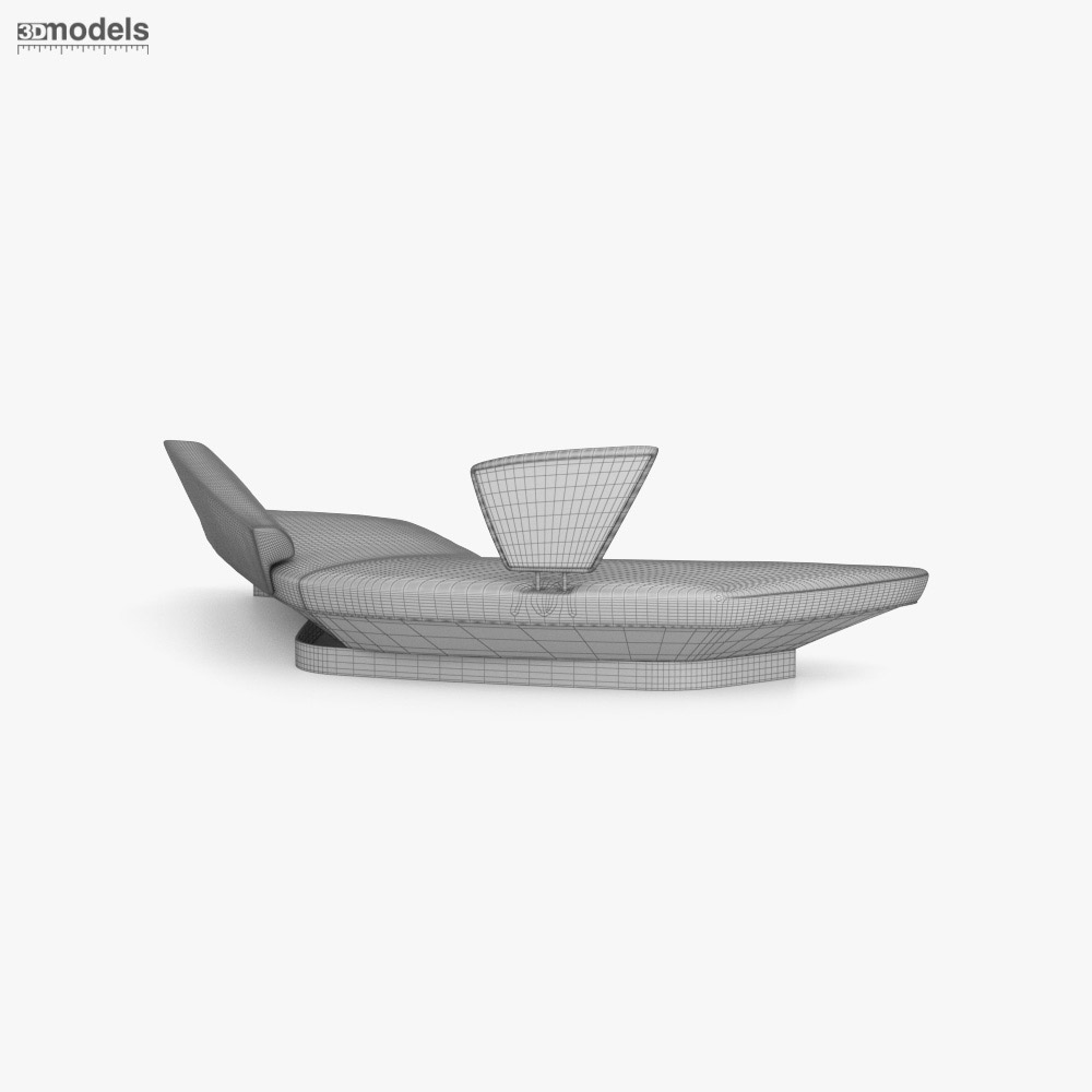 Woosh Sofa by Zaha Hadid 3D model - Download Sofa on 3DModels.org