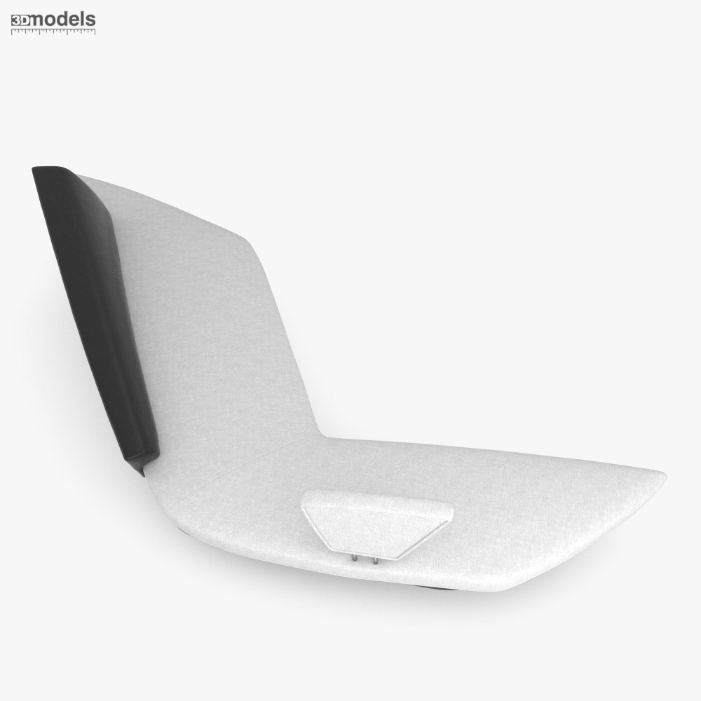 Woosh Sofa by Zaha Hadid 3D model - Download Sofa on 3DModels.org