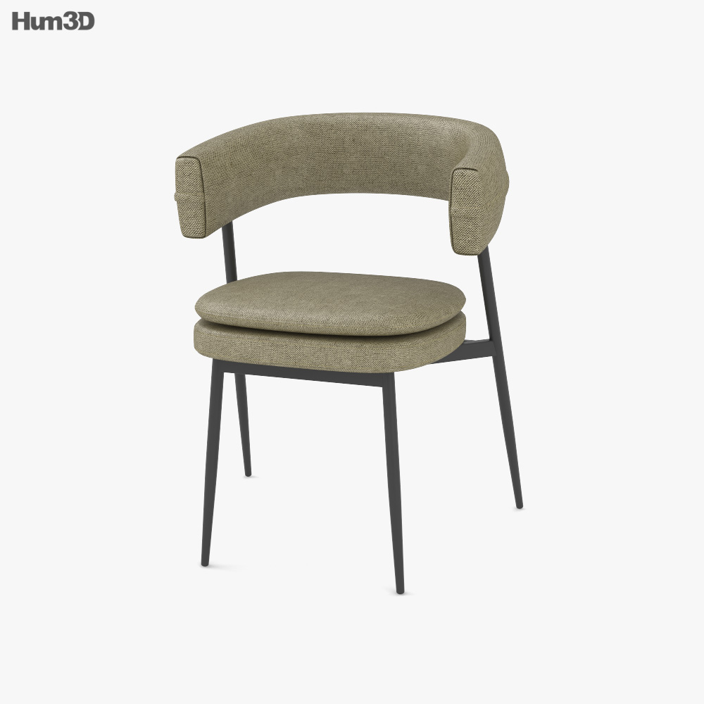 Zanotta Nena Chair 3D model - Download Chair on 3DModels.org
