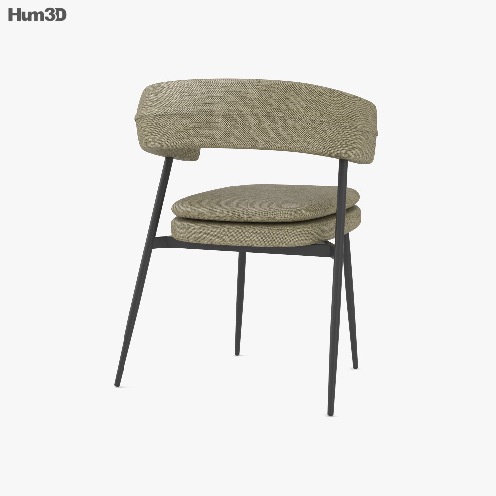 Zanotta Nena Chair 3D model - Download Chair on 3DModels.org
