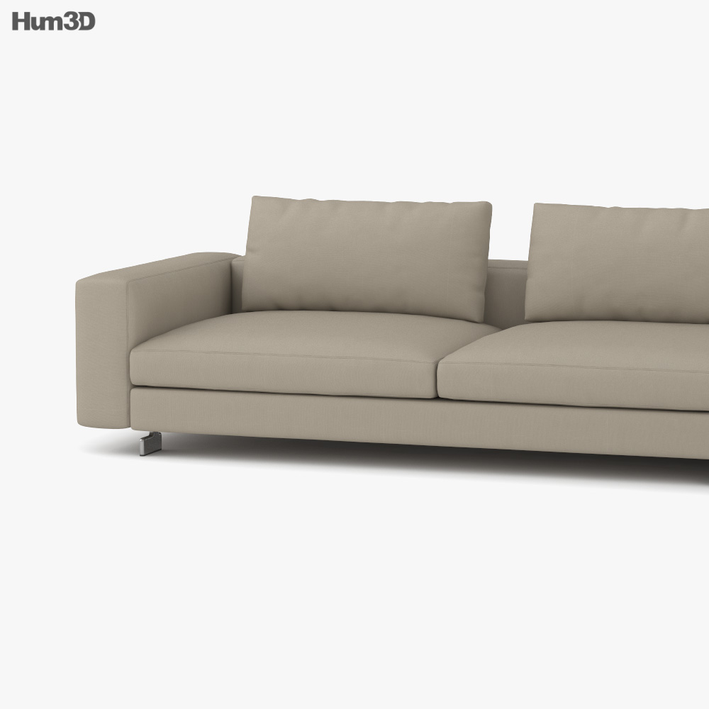 Zanotta Scott Sofa 3D model - Download Sofa on 3DModels.org
