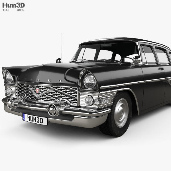 GAZ 13 Chaika 1959 3D model - Download Sedan on 3DModels.org