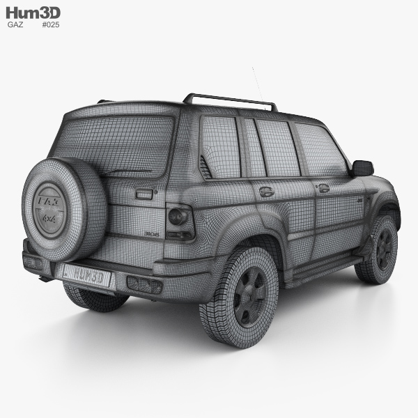 GAZ 3106 Ataman II 2009 3D 모델 - 다운로드 Crossover SUV on 3DModels.org