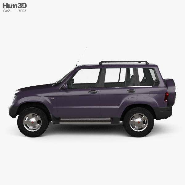 GAZ 3106 Ataman II 2009 3D model - Download Crossover SUV on 3DModels.org