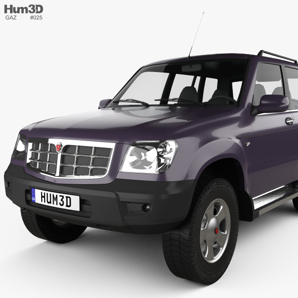 GAZ 3106 Ataman II 2009 3D model - Download Crossover SUV on 3DModels.org