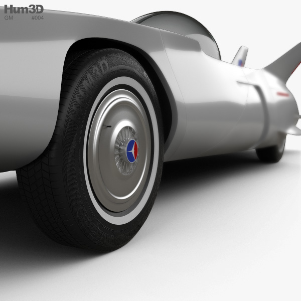 GM Firebird III 1958 3D model - Download Sports car on 3DModels.org