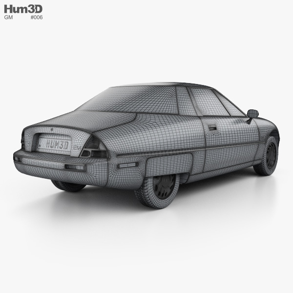 GM EV1 1999 3D model - Download Sports car on 3DModels.org