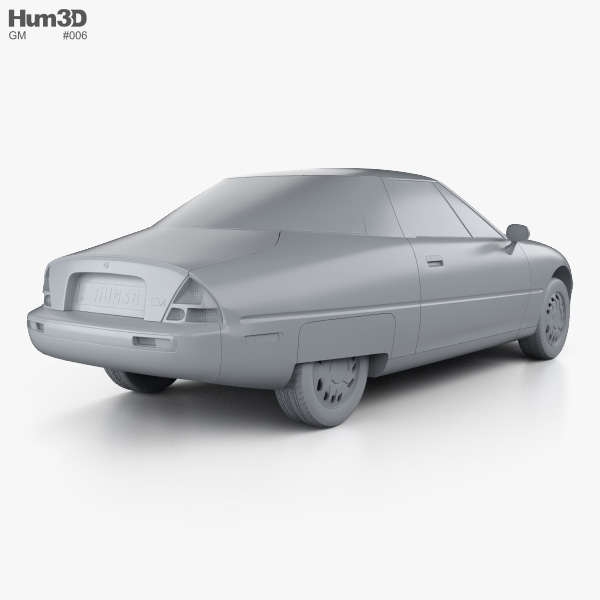 GM EV1 1999 3D model - Download Sports car on 3DModels.org