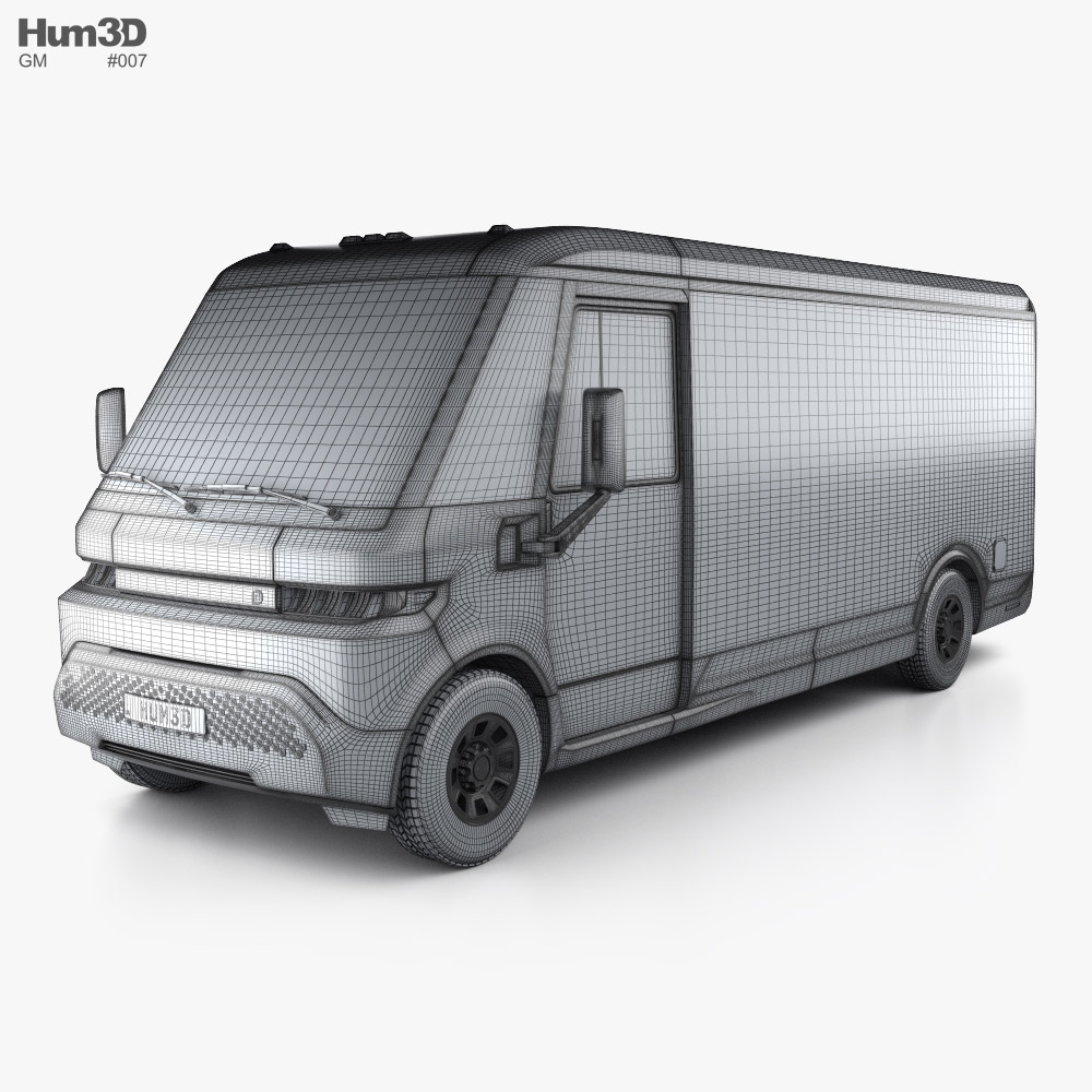 GM BrightDrop EV600 2025 3D model - Download Van on 3DModels.org