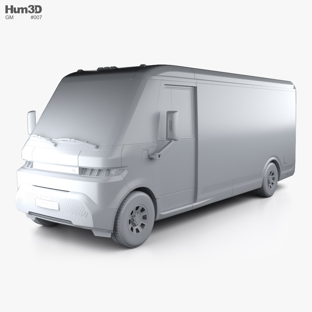 GM BrightDrop EV600 2025 3D model - Download Van on 3DModels.org