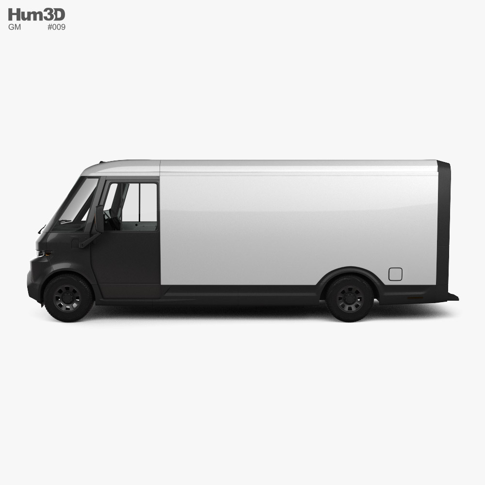 GM Bright Drop EV600 with HQ interior 2024 3D model - Download Van on ...