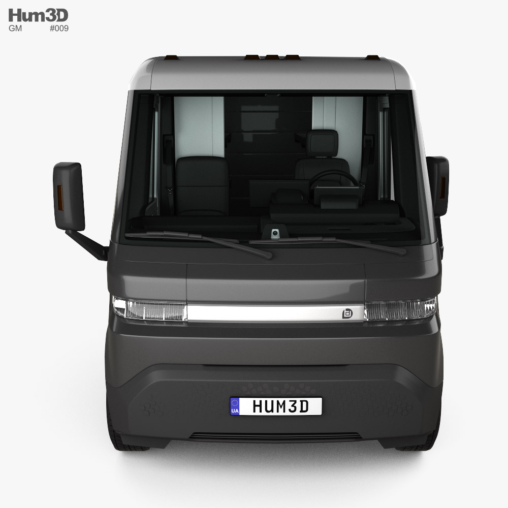 GM Bright Drop EV600 with HQ interior 2024 3D model - Download Van on ...