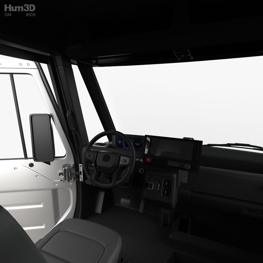 GM Bright Drop EV600 with HQ interior 2024 3D model - Download Van on ...