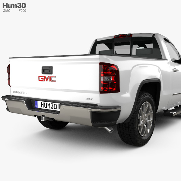 GMC Sierra Single Cab 2016 3D model - Download Pickup on 3DModels.org