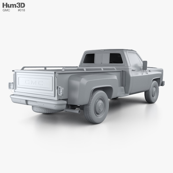 GMC Sierra Grande 454 Pickup 1979 3D model - Download Pickup on ...