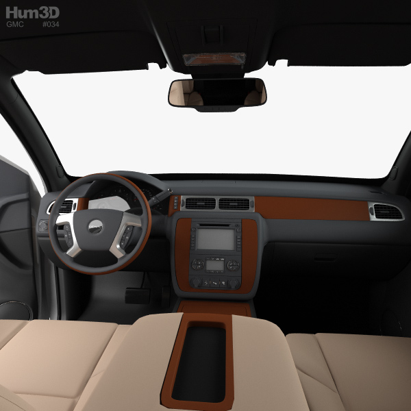 GMC Yukon Denali com interior 2015 Modelo 3D - Baixar Crossover SUV no ...