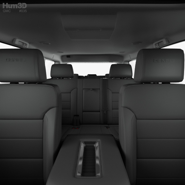 GMC Yukon Denali with HQ interior 2017 3D model - Download Crossover ...
