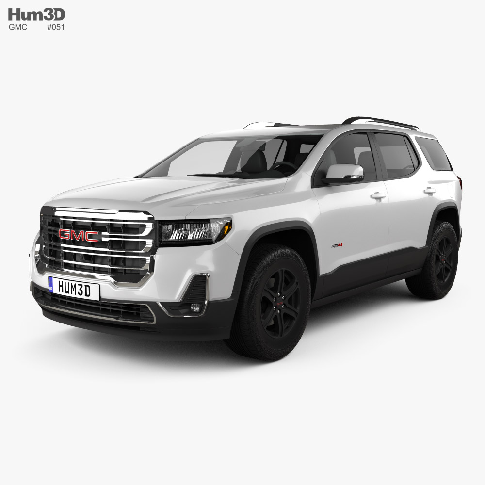 GMC Acadia AT4 2022 3D model - Download Crossover SUV on 3DModels.org