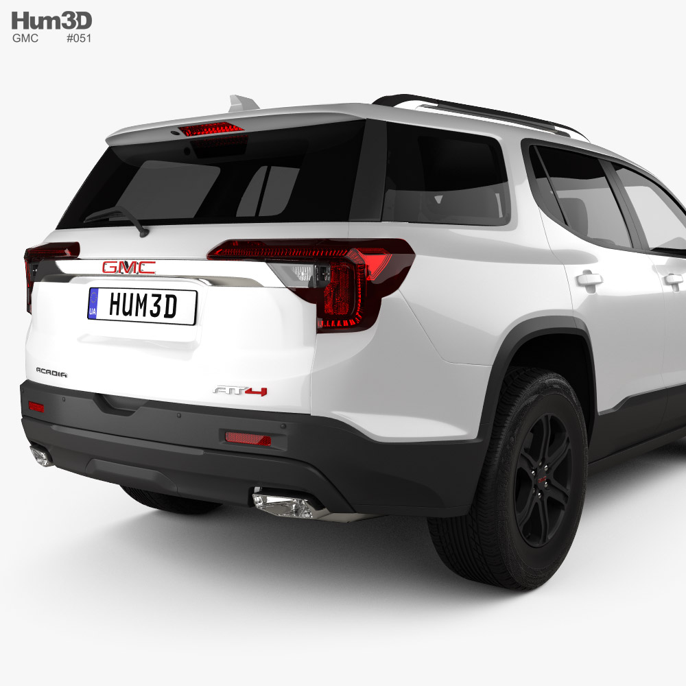 GMC Acadia AT4 2022 3D model - Download Crossover SUV on 3DModels.org