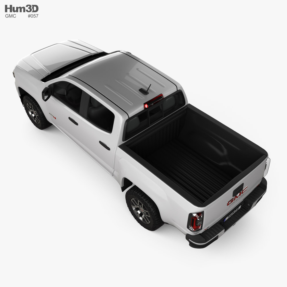 GMC Canyon Crew Cab AT4 2022 3D model - Download Pickup on 3DModels.org