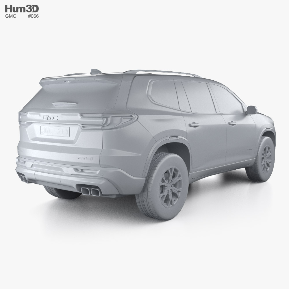 GMC Acadia AT4 2025 3D model - Download Crossover SUV on 3DModels.org