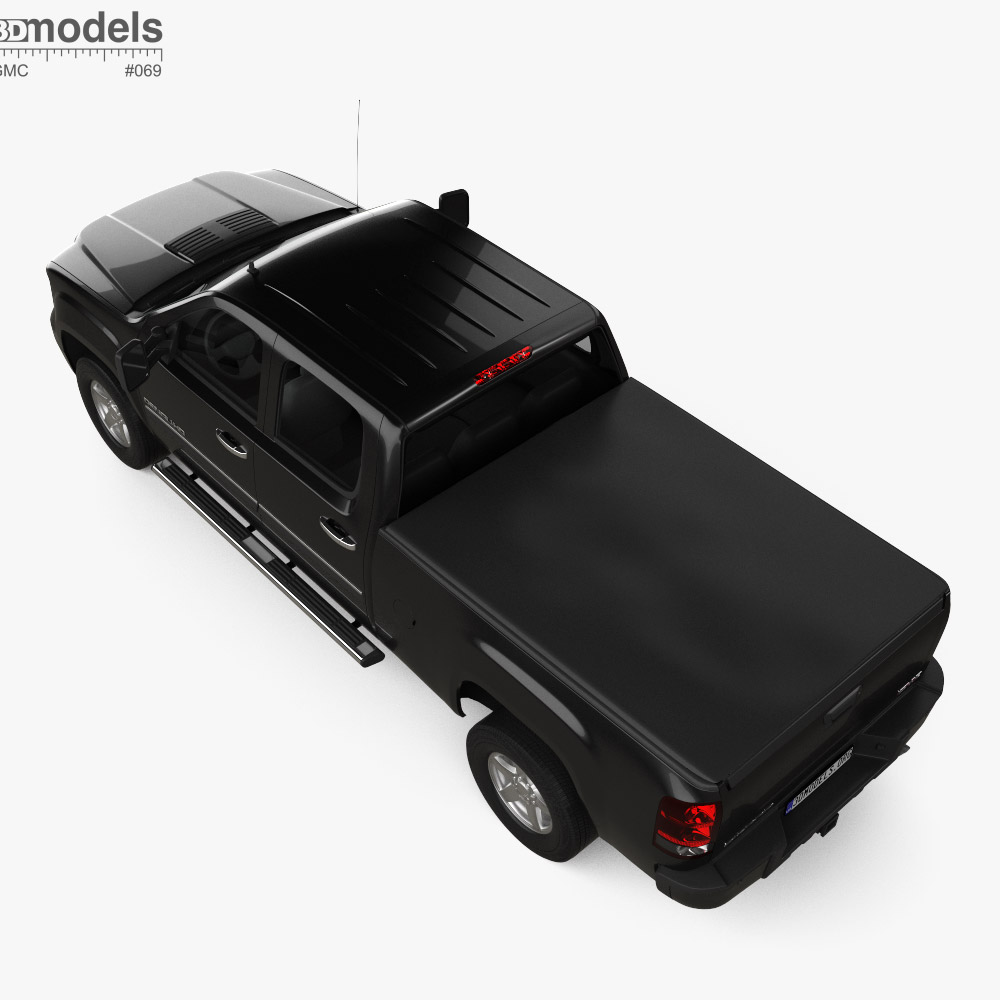 GMC Sierra 2500 HD Crew Cab Standard Bed Denali 2013 3D model ...