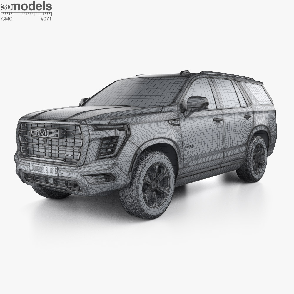 GMC Yukon AT4 Ultimate 2025 3D model - Download Crossover SUV on ...