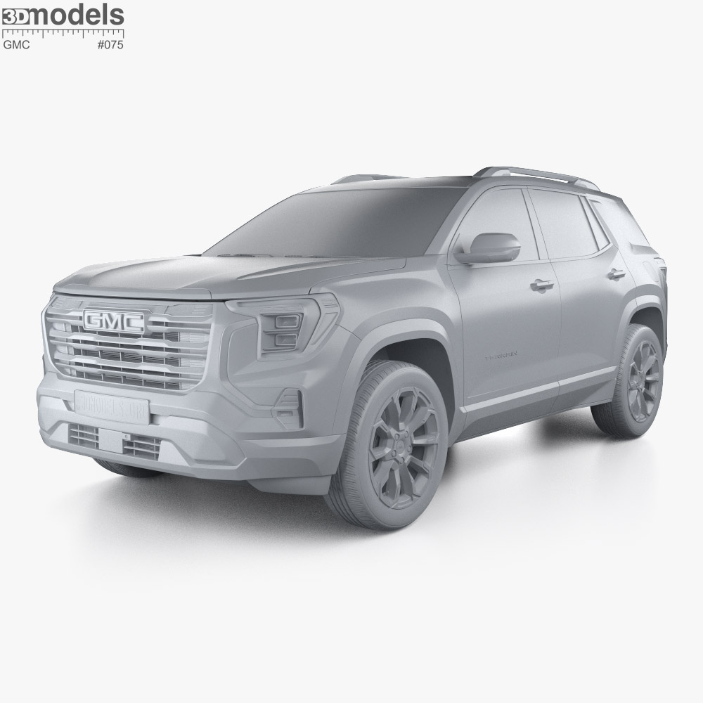 GMC Terrain Elevation 2025 3D model - Download Crossover SUV on ...