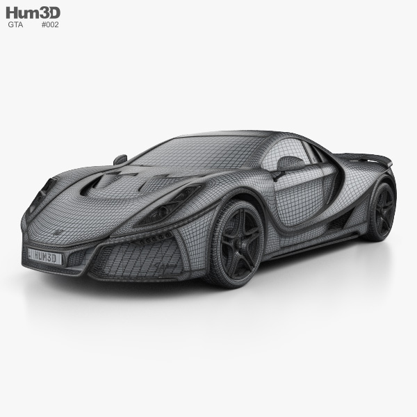 GTA Spano 2016 Modelo 3D - Descargar Sports car activado 3DModels.org