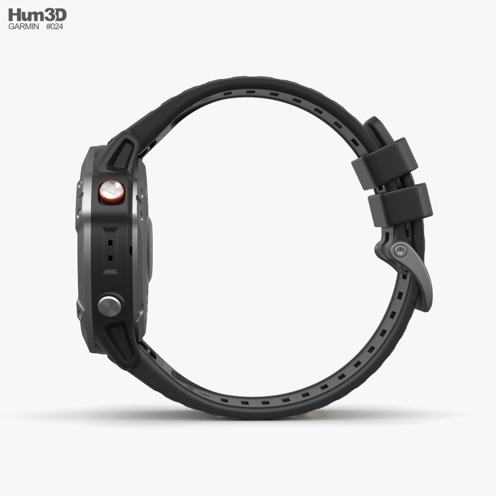 Garmin Fenix 6 Solar Silver 3D model - Download Smart watch on 3DModels.org