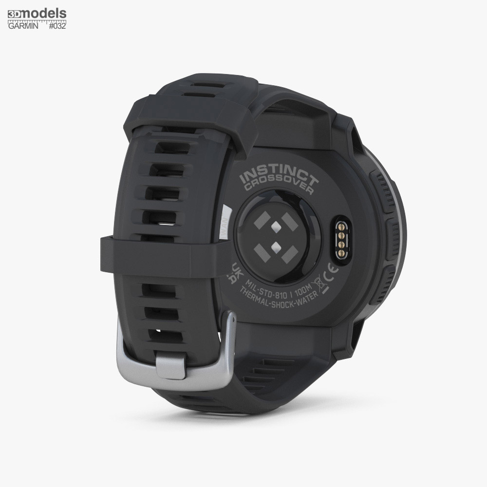 Garmin Instinct Crossover 3D model - Download Smart watch on 3DModels.org