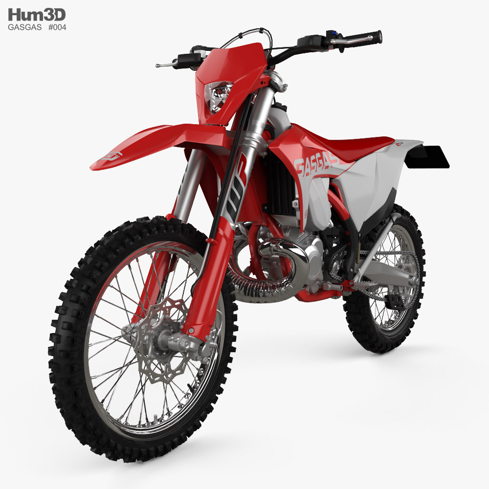GasGas EC 250 2021 3D model - Download Motorcycle on 3DModels.org