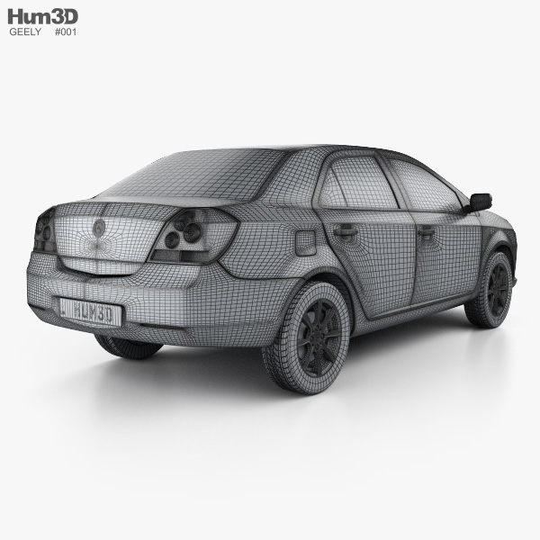 Geely MK Sedán 2014 Modelo 3D - Descargar Sedan on 3DModels.org