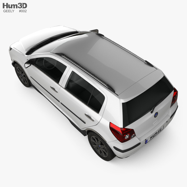 Geely MK Cross 2014 3D model - Download Crossover SUV on 3DModels.org