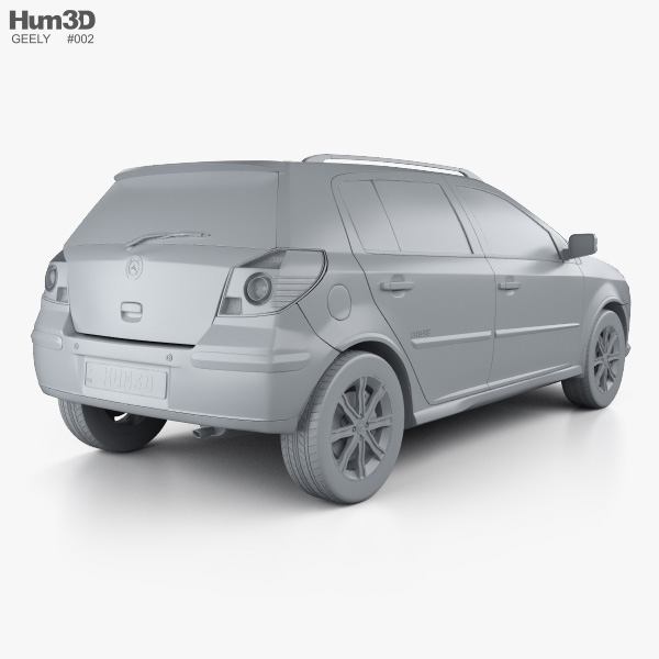 Geely MK Cross 2014 3D model - Download Crossover SUV on 3DModels.org