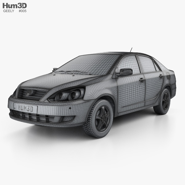 Geely FC (Vision) 2011 3D 모델 - 다운로드 Sedan on 3DModels.org